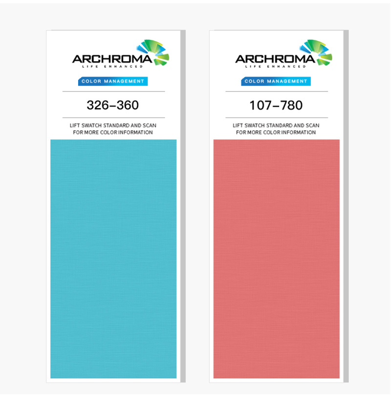 昂高色卡 ARCHROMA Color Atlas Standards 棉布色卡 单张 Archroma-sw - 千通彩色彩管理官网