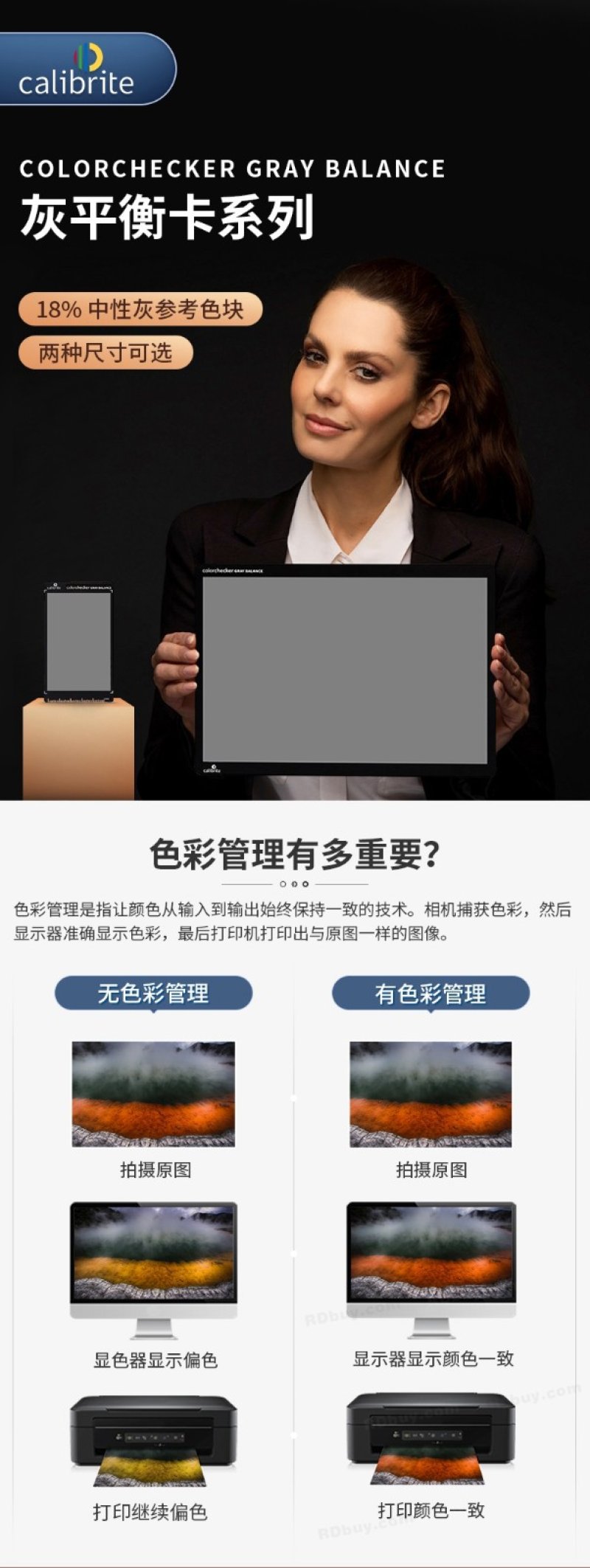 Calibrite原爱色丽ColorChecker gray balance mini 迷你18%灰平衡 CCGB-MINI - 千通彩色彩管理官网